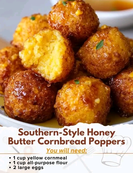 Honey Butter Cornbread Poppers – IlyRecipes